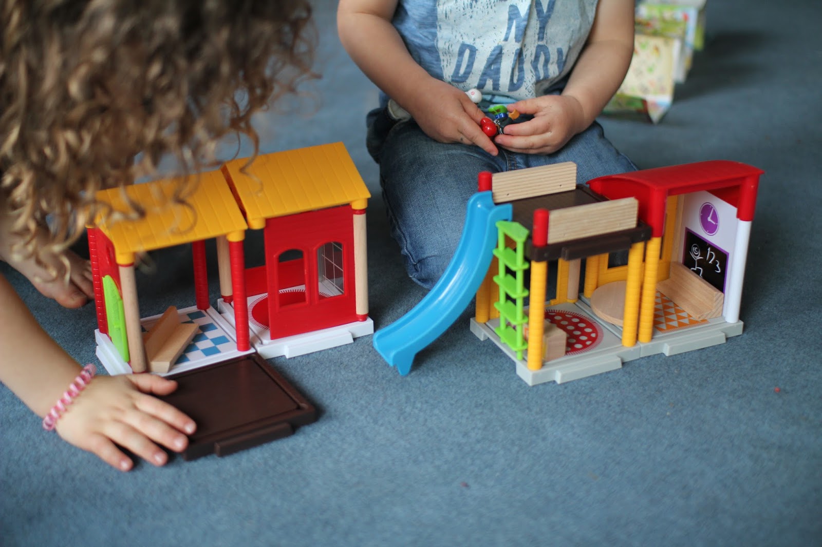 Mummy's Little Blog: BRIO World School Playset and Village Modules Review