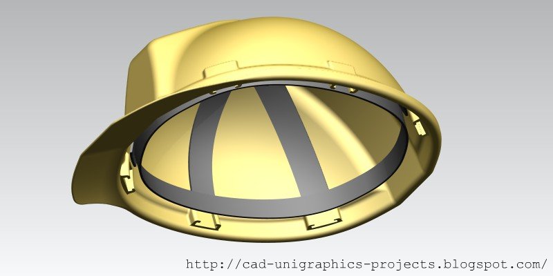 CAD designs by Ivan: Worker helmet (free CAD download file)