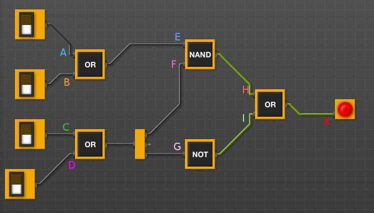 X E N A ' s : Sample Combined Logic Gates