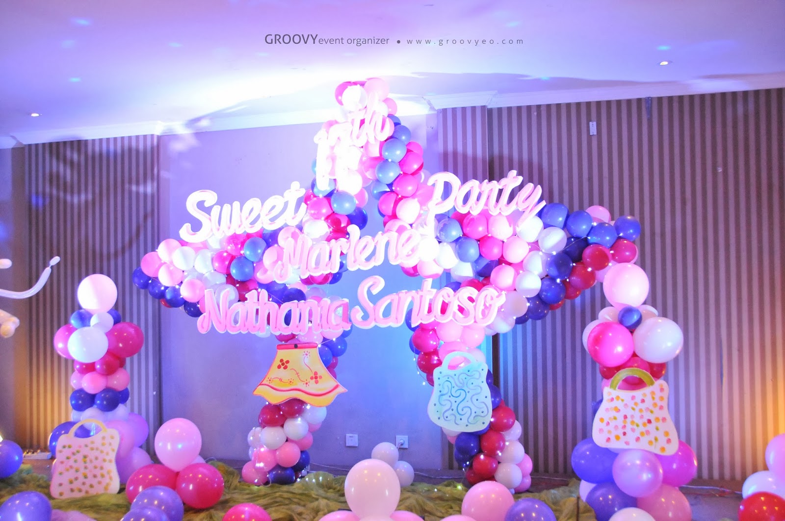 Groovy Event Organizer: Marlene's Sweet 17th Party