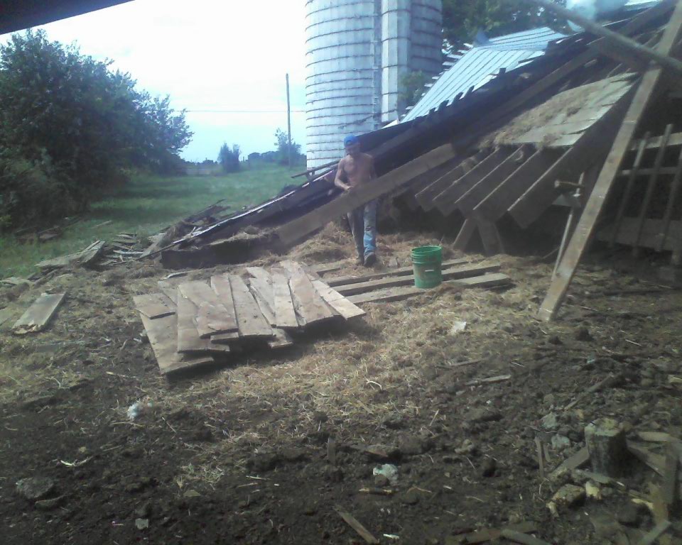 Reclaimed By Floyd : Barn Demolition-Solid Wood-Beams-Timbers-Lumber