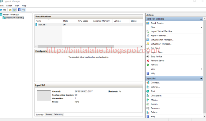 Cara Membuat Mesin Virtual Menggunakan Windows 10 Hyper-V - Ninna Wiends