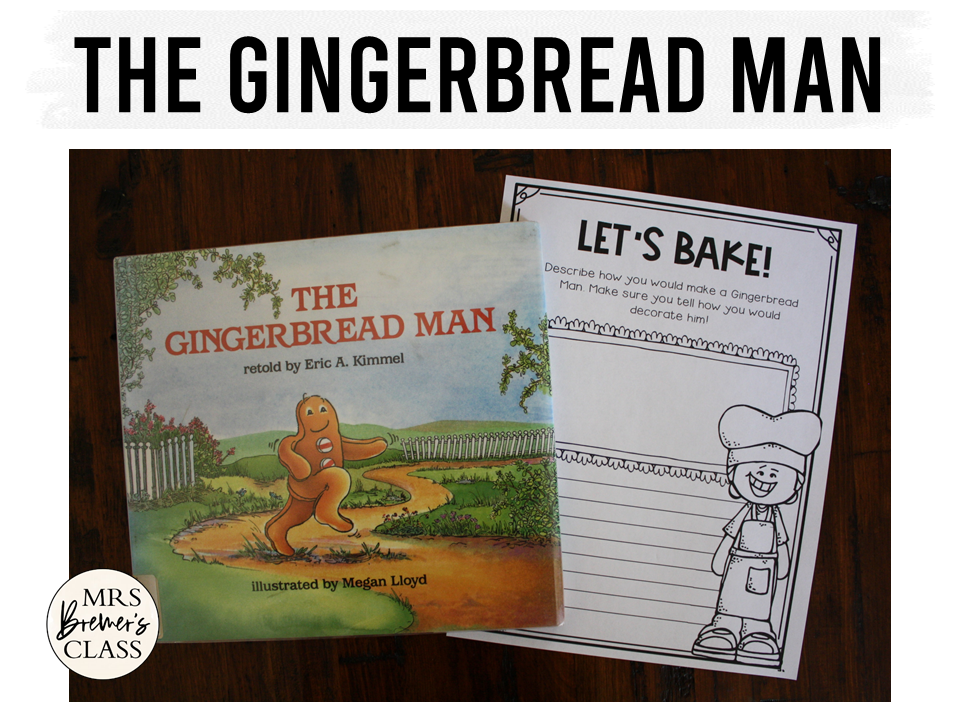 The Gingerbread Man Activities | Book Study, Class Book, and Craftivity ...