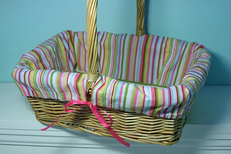 KT Designs: Fabric Basket Liner Tutorial