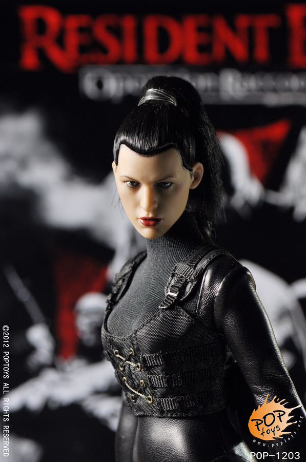 toyhaven: Pop Toys 1/6 scale Black Kunoichi Female Character Set for 12 ...
