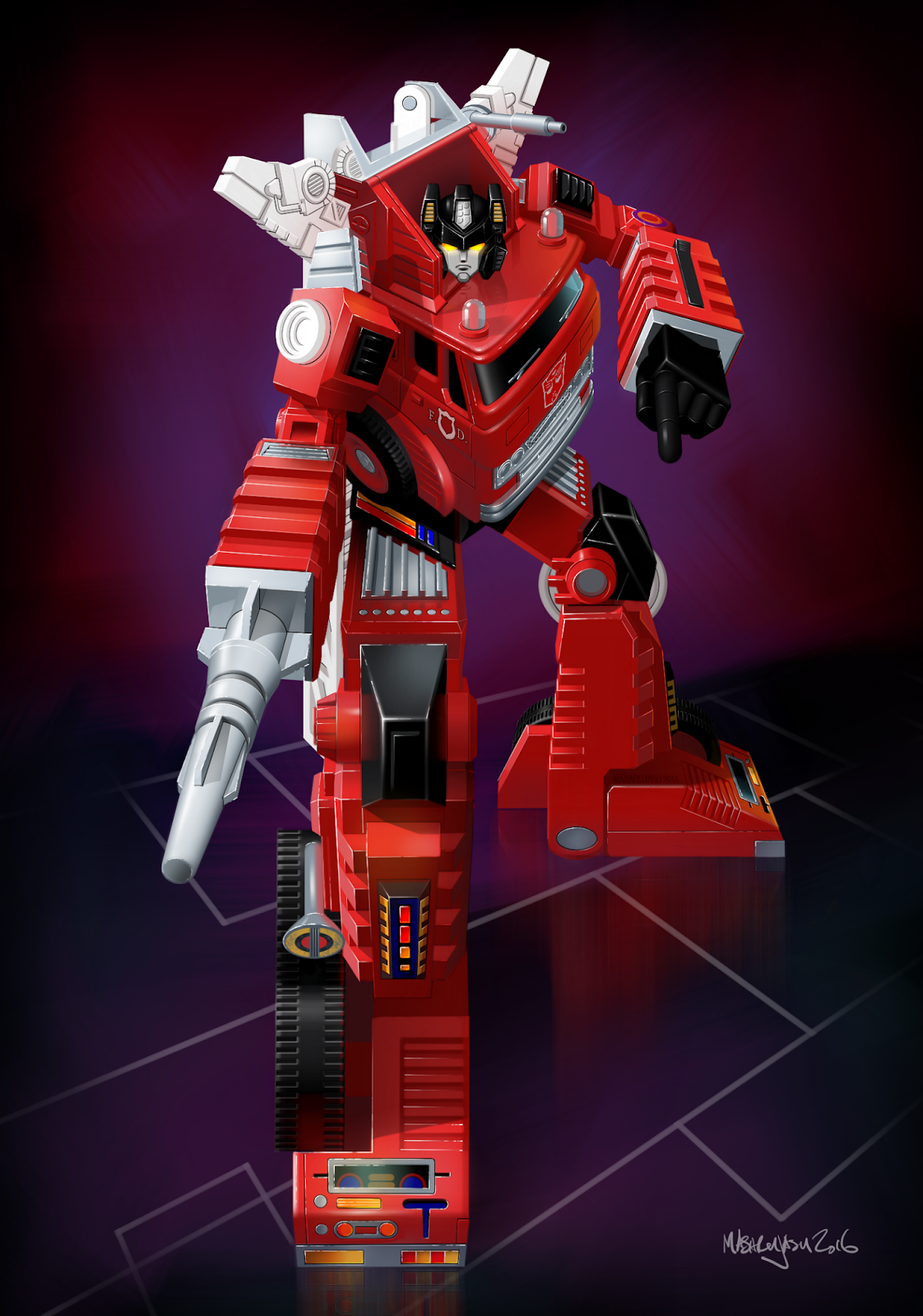 TF Scraps: Paint - G1 Inferno Fanart