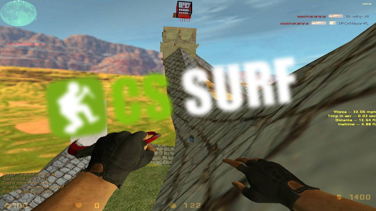 Cs 1.6 Profesyönel Surf Nasıl Yapılır ? - Counter Strike Surf