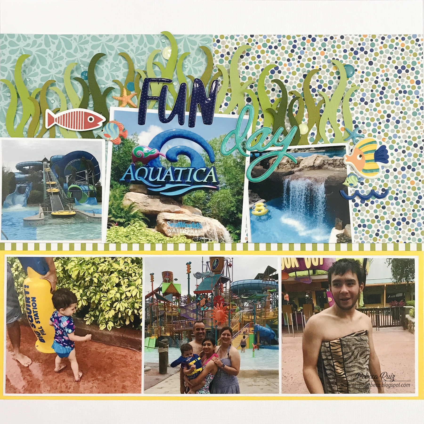 Fun Day Layout - Simply Rebeca