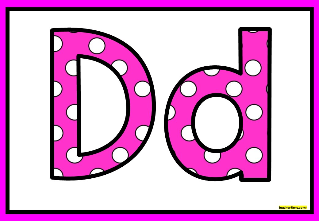teacherfiera.com: POLKA DOTS ALPHABET