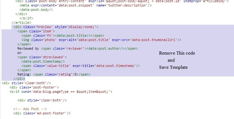 How to fix schema / ISO 8601 / hreview Error in Blogger?