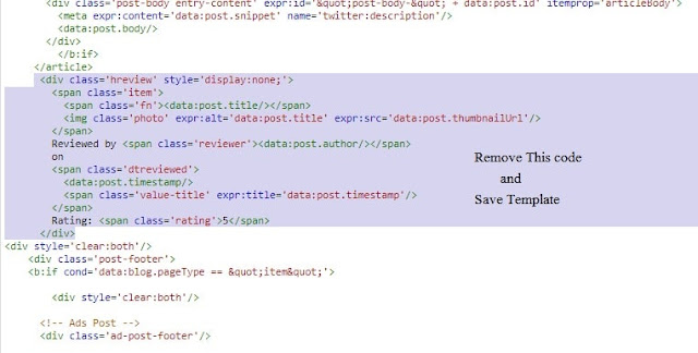 How to fix schema / ISO 8601 / hreview Error in Blogger?