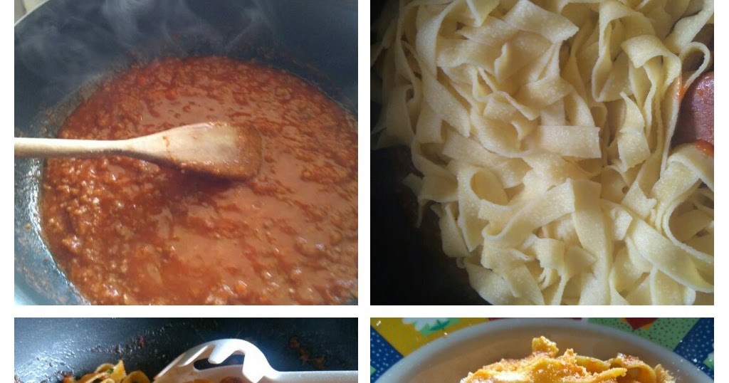 Italské střípky: Tagliatelle s masovým ragú (Tagliatelle al ragú)