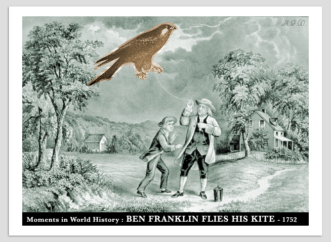 Matthew Glenn Ward's Blog: Moments in History : BEN FRANKLIN FLIES HIS ...