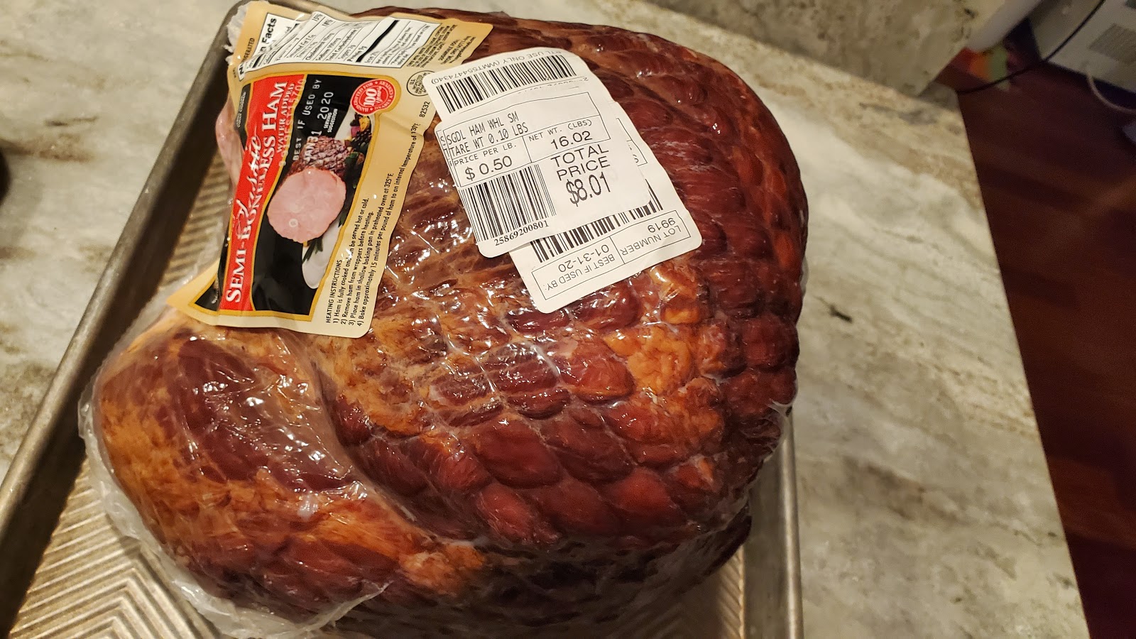 HelluvaCook.com! : Hackin' Up a Huge Ham!!