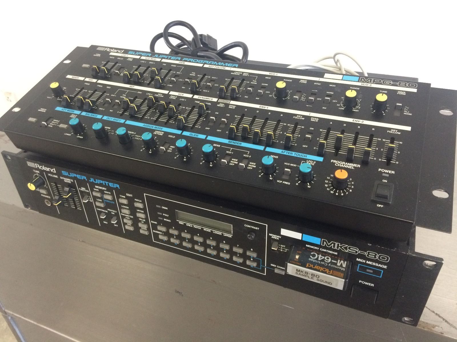 MATRIXSYNTH: Roland MKS-80/MPG-80 Super Jupiter Synthesizer REV 4 SN 481043