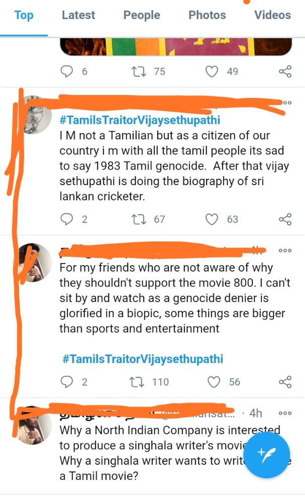More Than 50 Thousands Tweets On TamilsTraitorVijaysethupathi