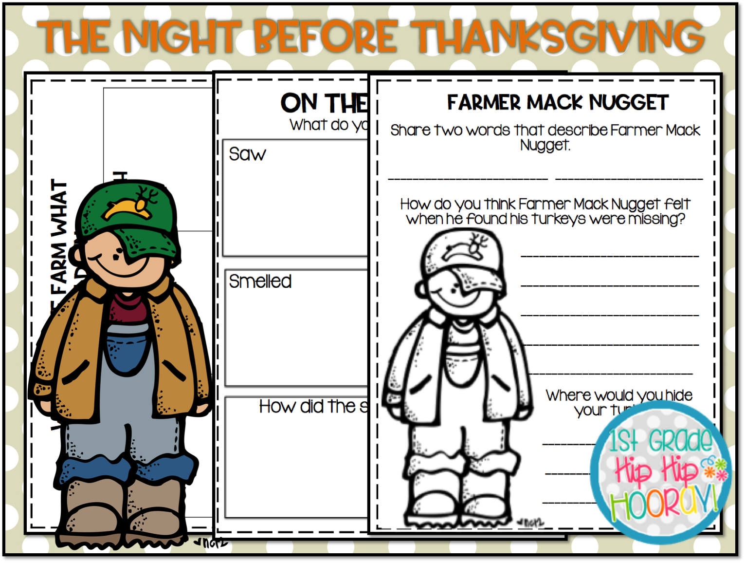 1st Grade Hip Hip Hooray!: 'Twas the Night Before Thanksgiving