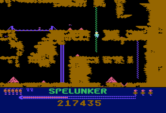 VGJUNK: SPELUNKER (ATARI 800)