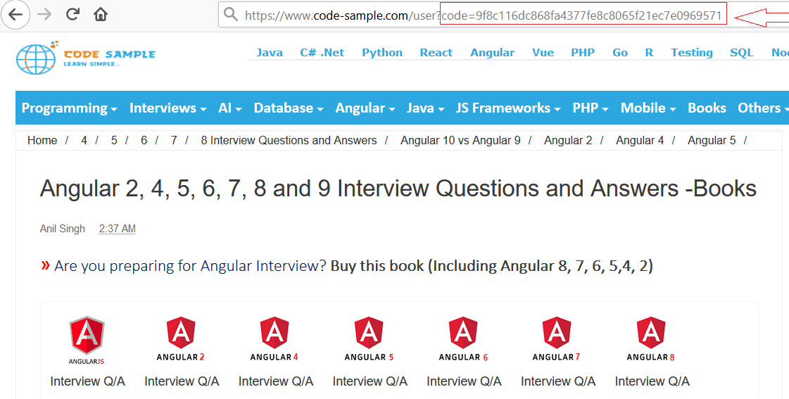 Retrieve Parameters And Query String Values From Url In Angular 6 7 8 And 9 7510