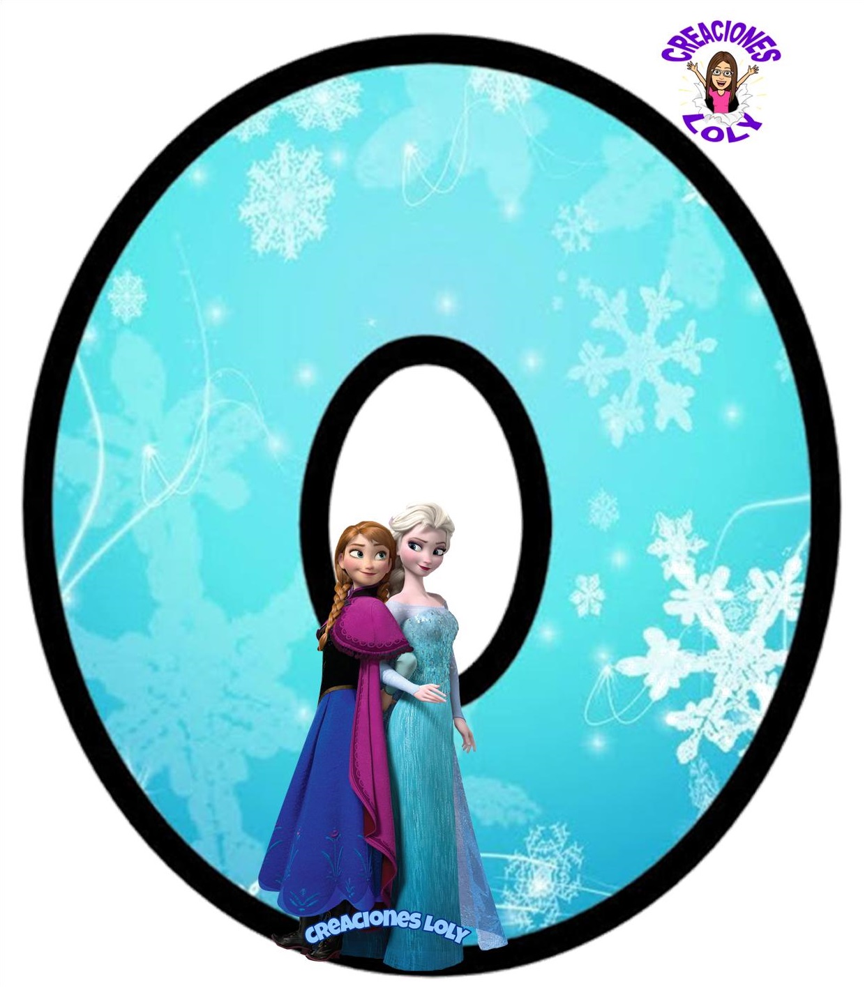 Creaciones Loly: Números Frozen