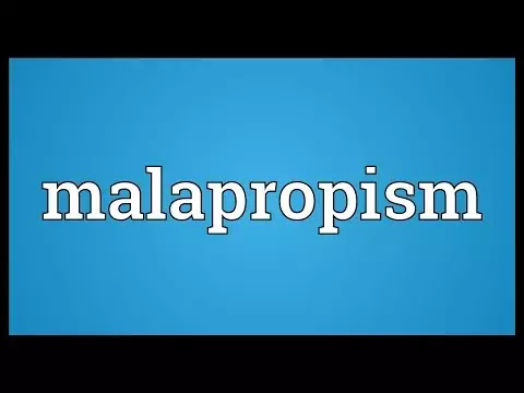 Malapropism: An Overview
