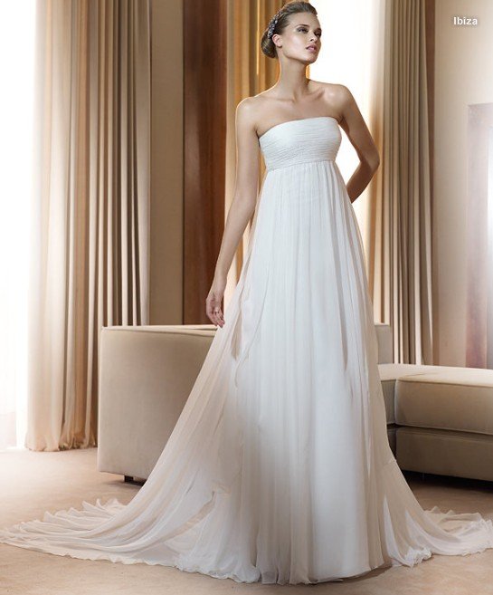 www.WEDDINGCANDYNOW: Baby Bump Wedding Dresses