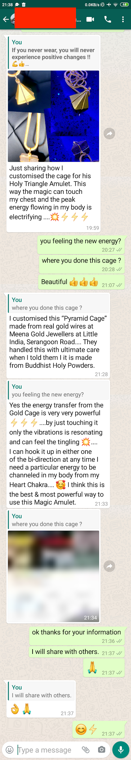 Superb Destiny Triangle Amulet - Source Of Positive Energy