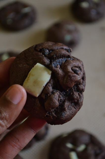 For the Love of Dessert: Mint Oreo Crunch Cookies