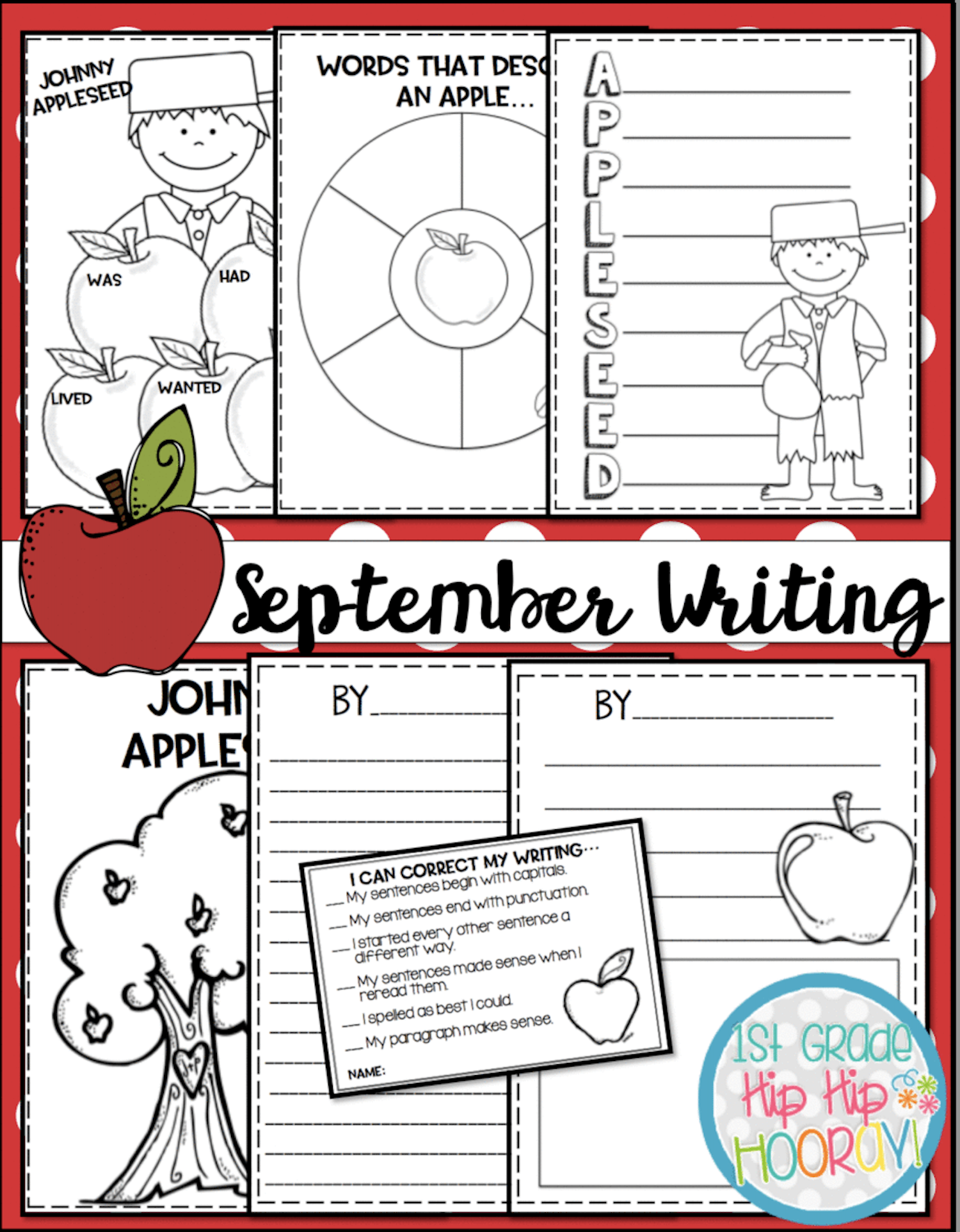 1st Grade Hip Hip Hooray!: More ideas for September Writing!!