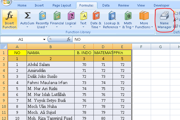 Cara Membuat Raport Dengan Rumus Vlookup Di Microsoft Excel (Ada File ...