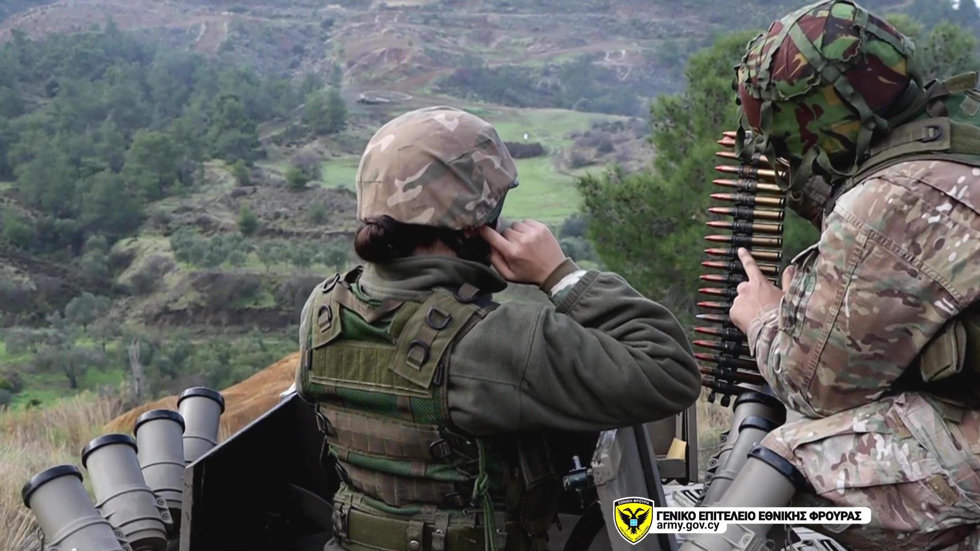 The Dead District: Cyprus National Guard armored units at the fire ...