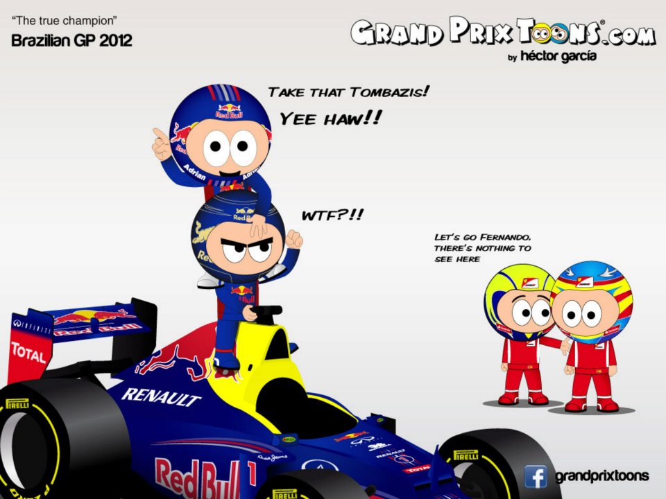 Continental Circus: Formula 1 em Cartoons - O verdadeiro vencedor da ...