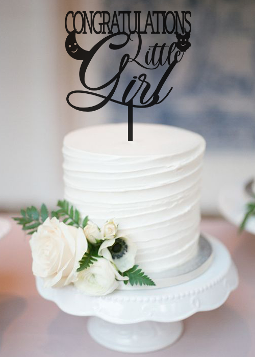 Congratulations cake topper