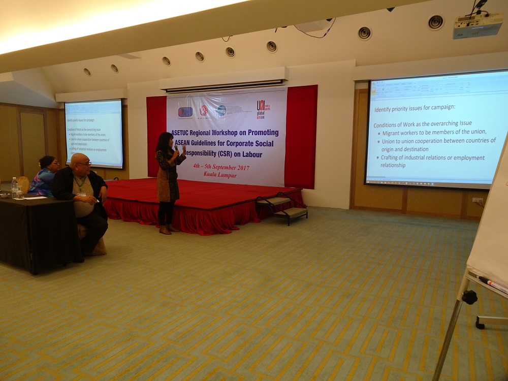 UNI MALAYSIA LABOUR CENTRE: ASETUC Regional Workshop on Promoting ASEAN ... UNI MALAYSIA LABOUR CENTRE: ASETUC Regional Workshop on Promoting ASEAN ...