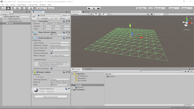 Unity Basic Tutorial #7 - 3D Object (Create Plane) - Technology Multimedia Unity Basic Tutorial #7 - 3D Object (Create Plane) - Technology Multimedia