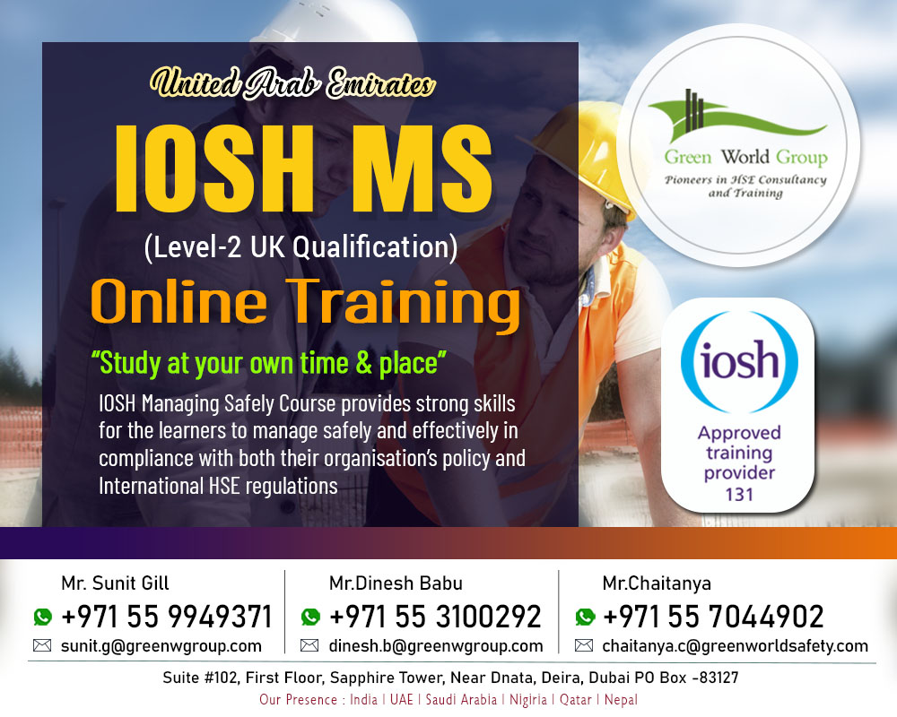 Why do you choose IOSH Online Courses in UAE? - Nebosh and Safety ...