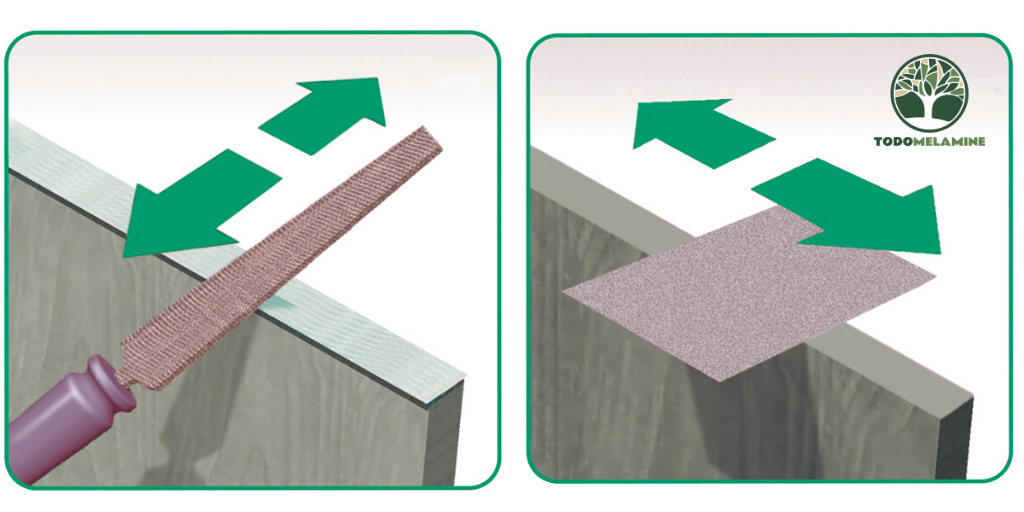 Todo Melamine: Cómo pegar tapacanto en melamina