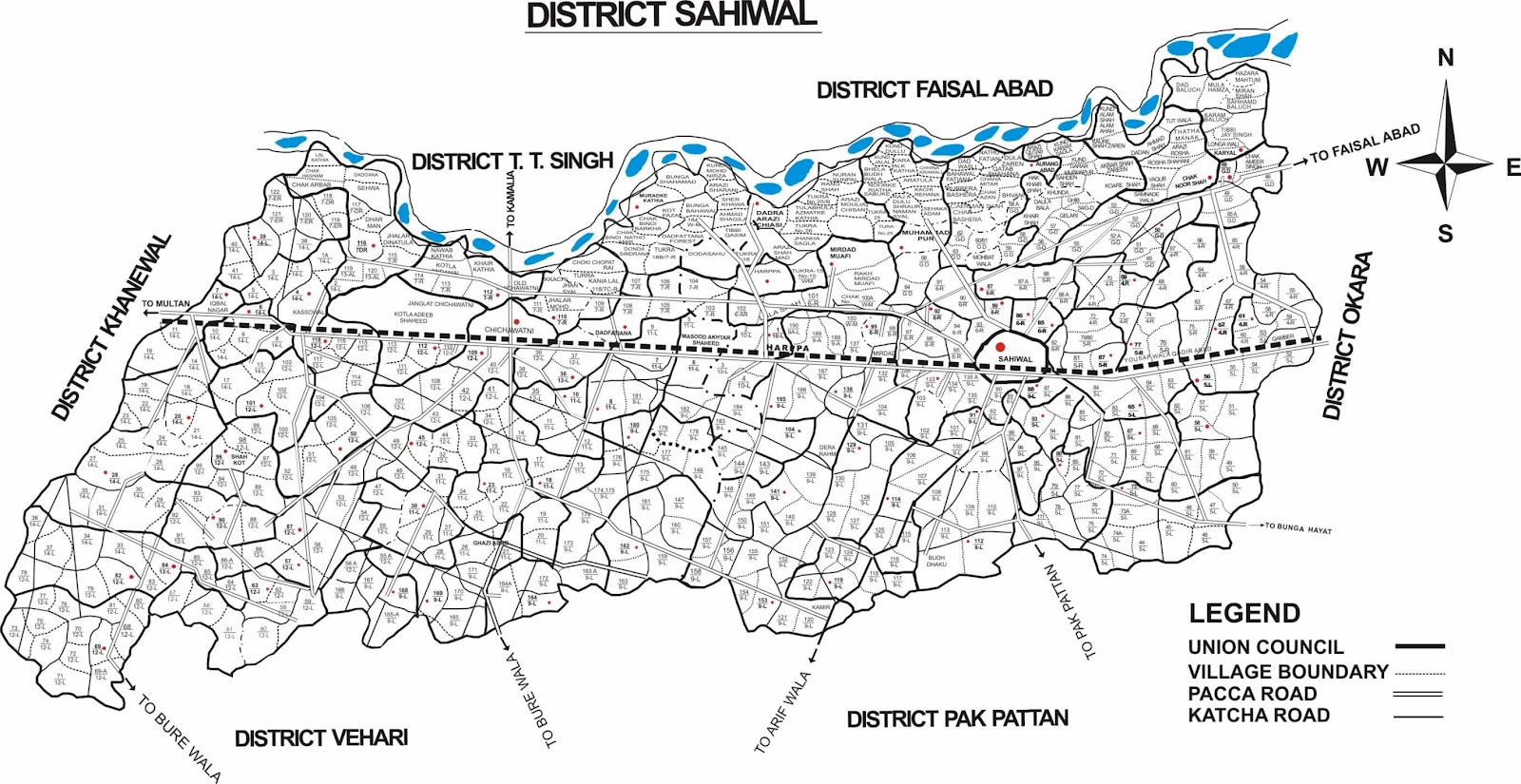 ALL IN ONE "About Chichawatni" UPDATES: Maps