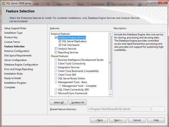 Codes Directory: How to Install SQL Server 2008