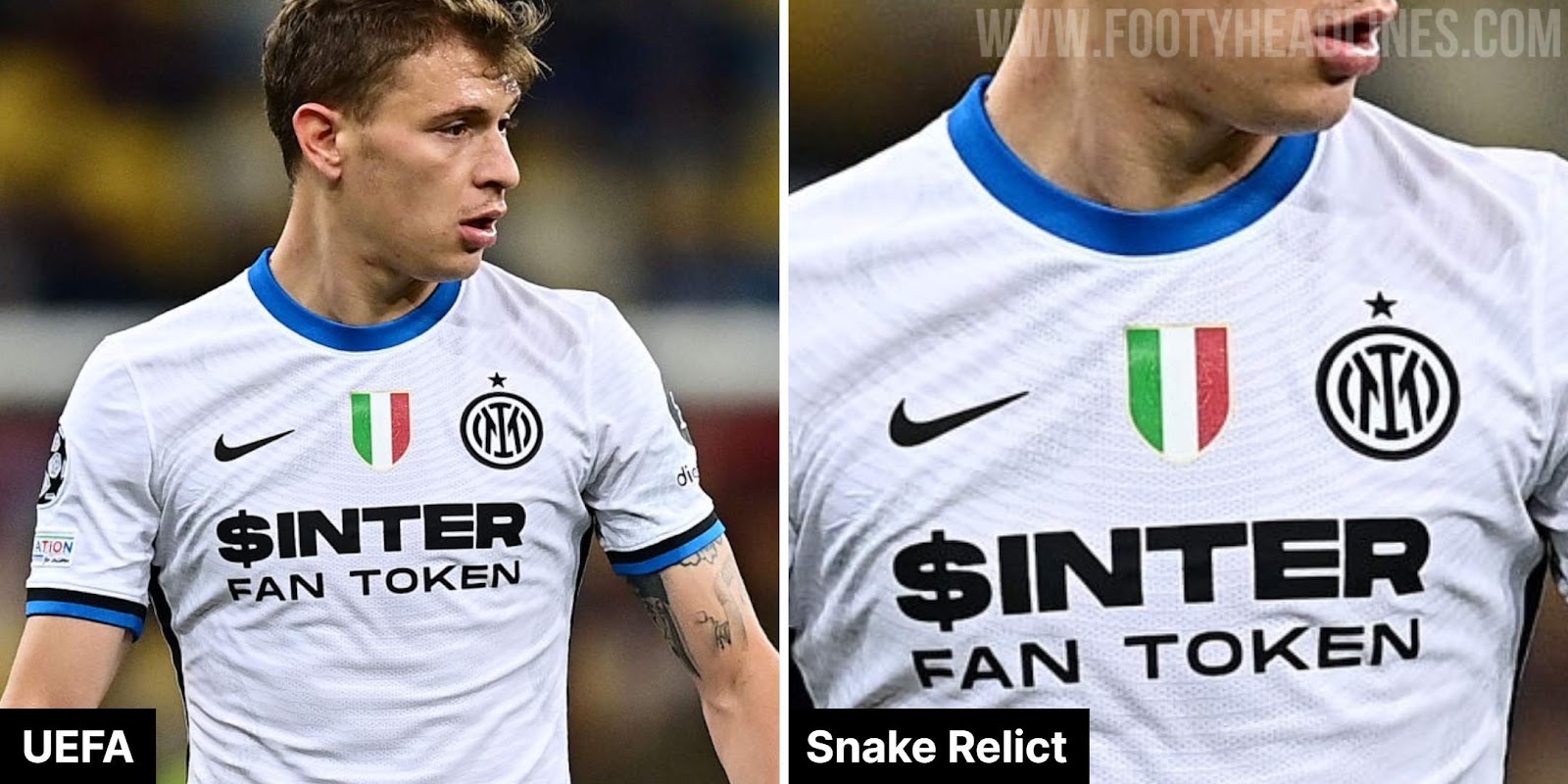Inter Milan Forced To Change Snake For Champions League - Footy Headlines