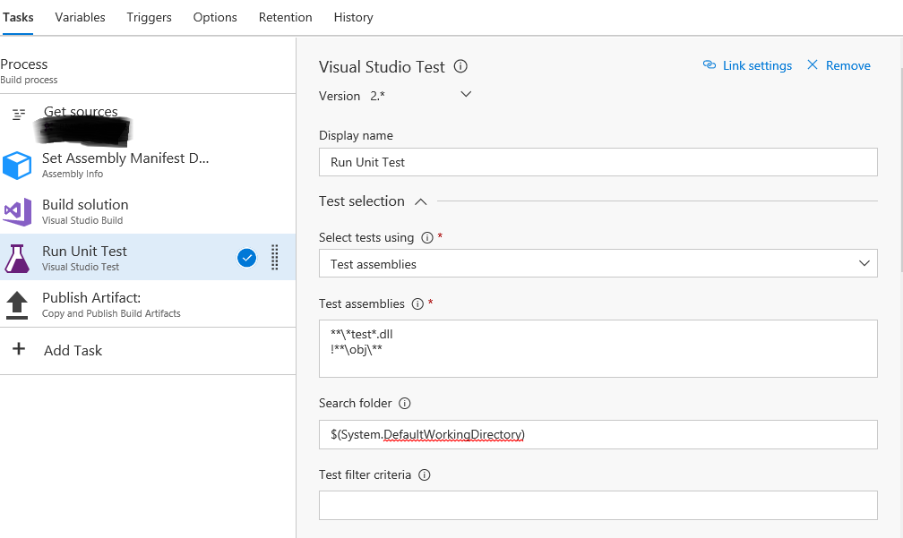 Developer Points: TFS - How to run Unit Test in TFS Build
