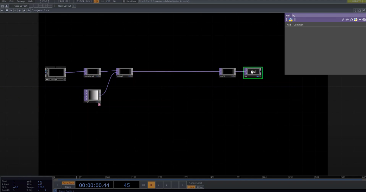 Touchdesigner Experiment Audio Reactive Particle Cloud