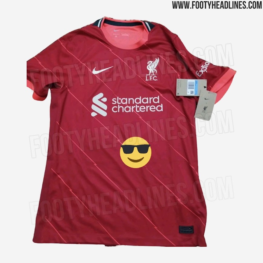 Leaked: Nike Liverpool 21-22 Home Kit Features New Nike Collar - Footy ...