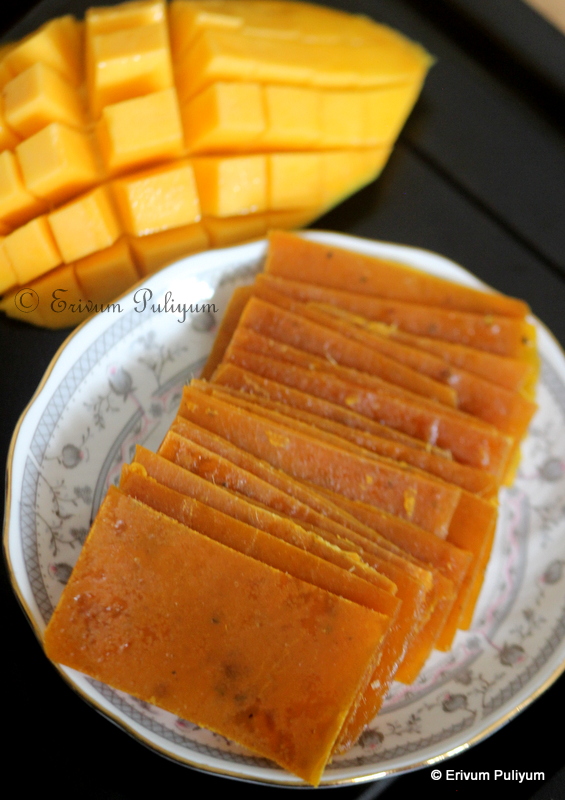Erivum Puliyum: Aam(Mango) Pappad | Manga Thera (Step by Step Pics)