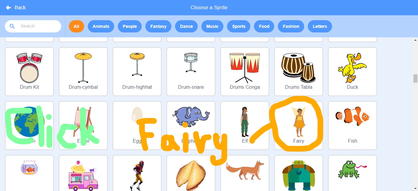 How to make a Talking Sprite Project.
