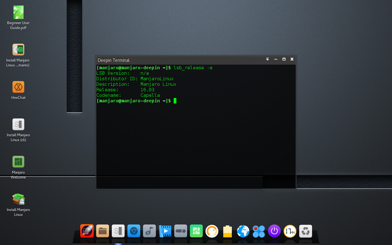 Manjaro Deepin 16.03 Screenshots - DistroScreens