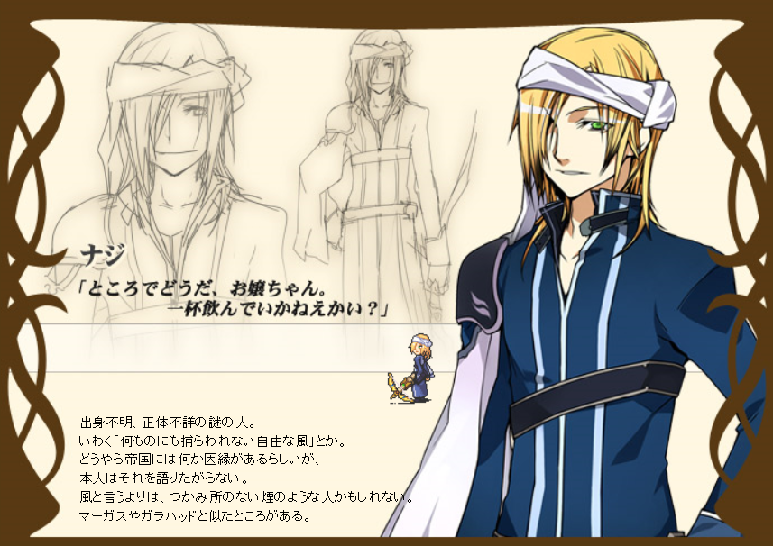 Rondo of Swords: Characters