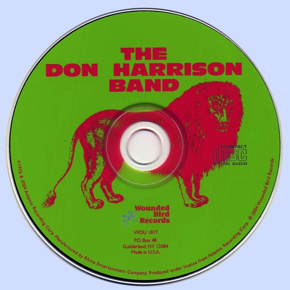 Plain and Fancy: The Don Harrison Band - The Don Harrison Band (1976 us ...