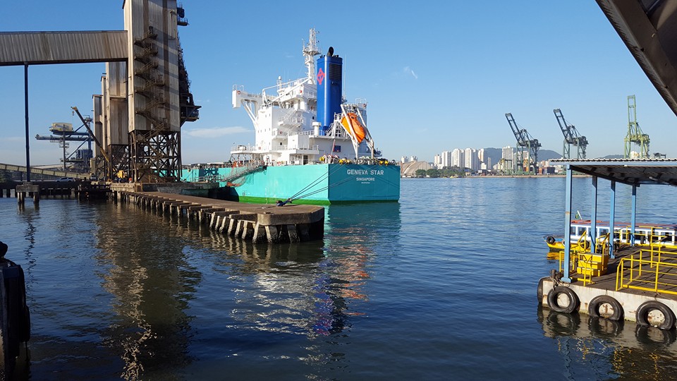 Santos Shiplovers: M/V Geneva Star / 9V3070 - Maiden Call Santos ...