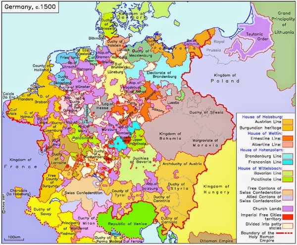 El Sacro Imperio, Westfalia y la división de Alemania